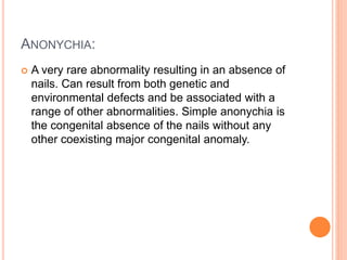 Development of nail | PPTX