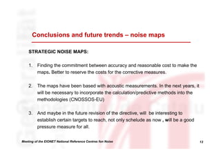 Development of noise maps and action plans in Catalonia | PPT