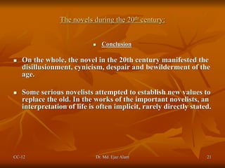 Development of novels, brief history of novel ppt | PPT