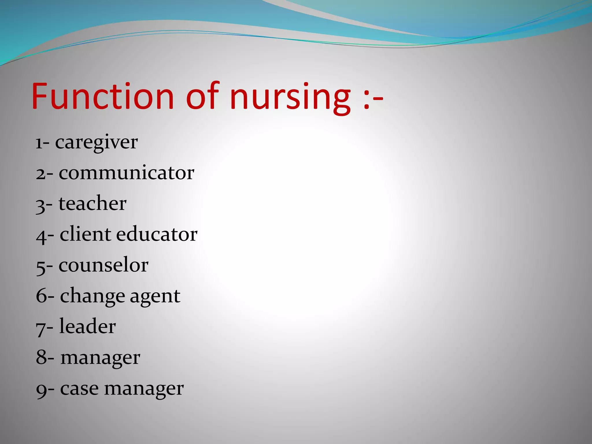 Development of nursing as a profession | PPTX