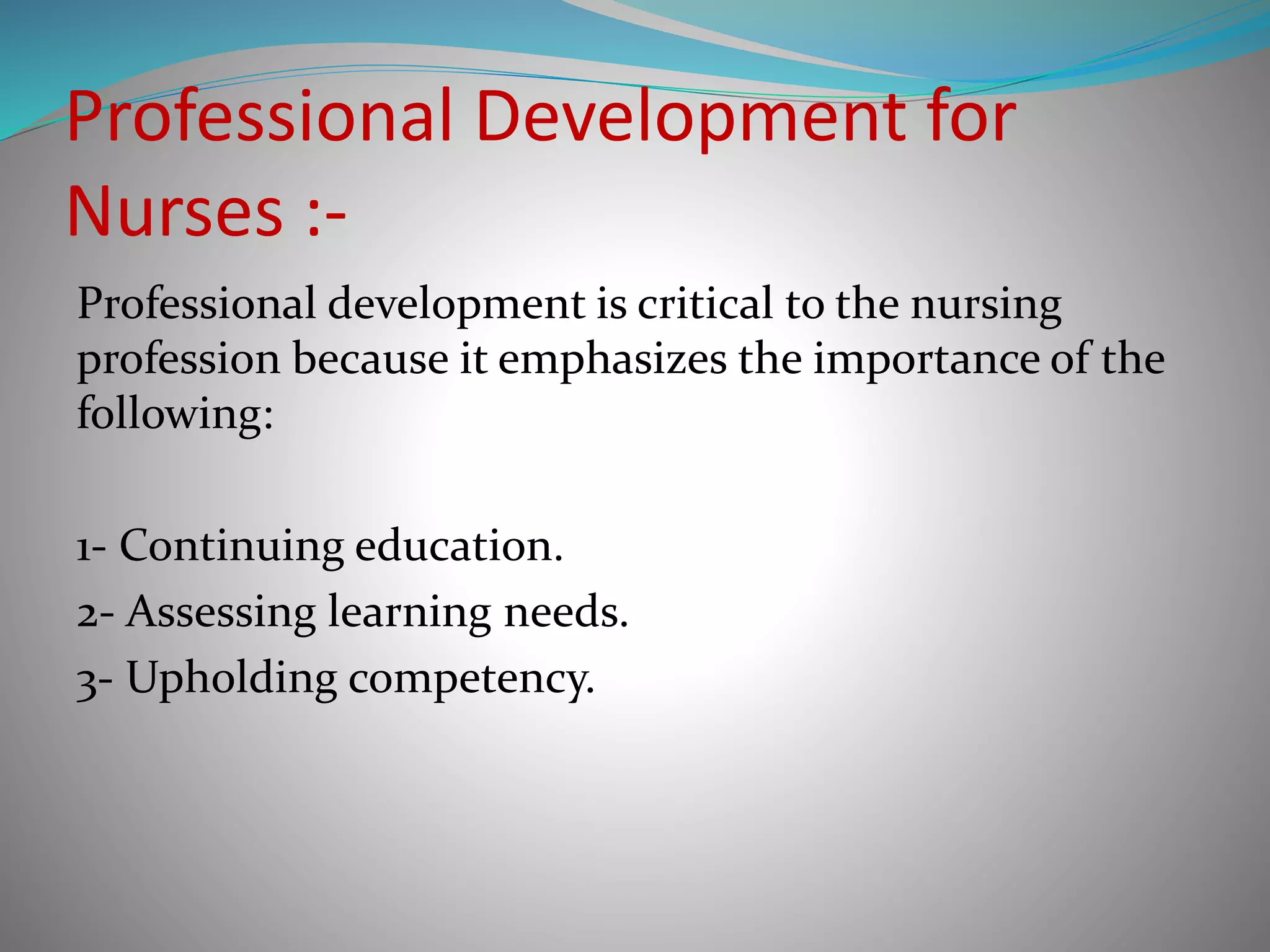 Development of nursing as a profession | PPTX