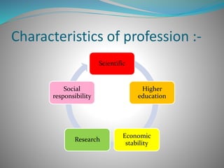 Development of nursing as a profession | PPTX