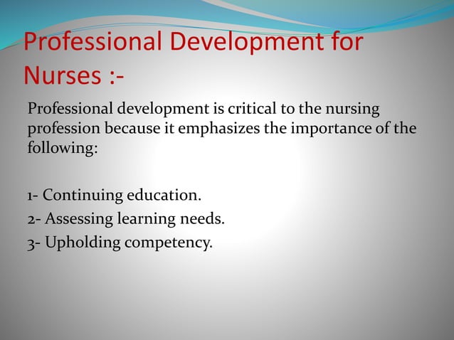 Development of nursing as a profession | PPTX