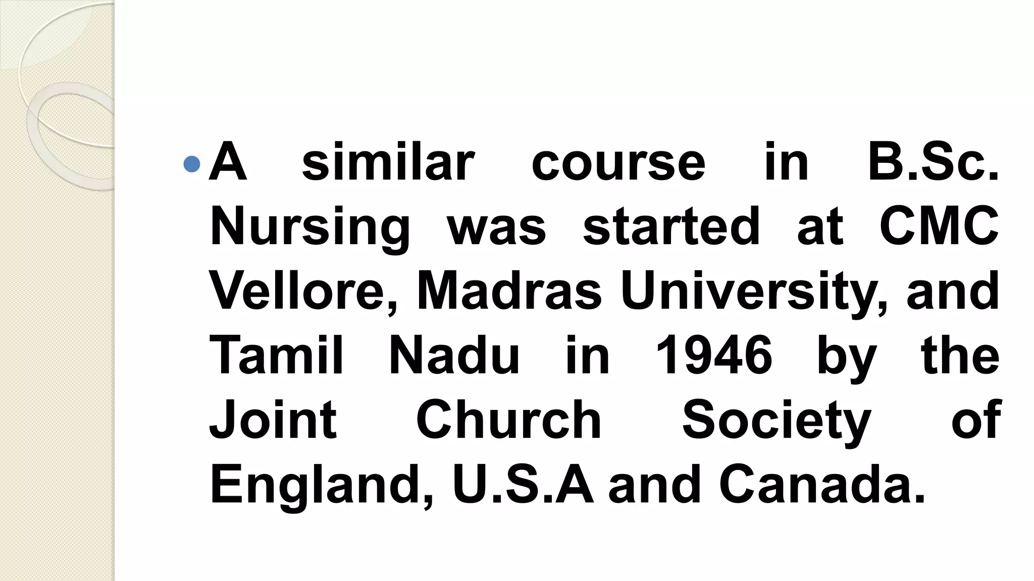 Development of nursing education in india | PPTX