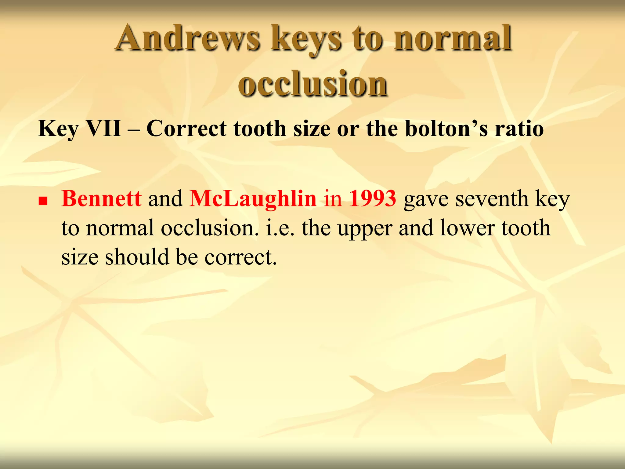 Development of occlusion. | PPTX