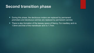 development of occlusion.pptx ugly duckling, leeway space | PPTX