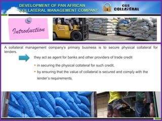 Development of panafrican collateral management company | PPT