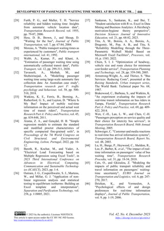 DEVELOPMENT OF PASSENGER’S WAITING TIME MODEL AT BUS PUBLIC TRANSIT TERMINAL | PDF | Rail Travel ...
