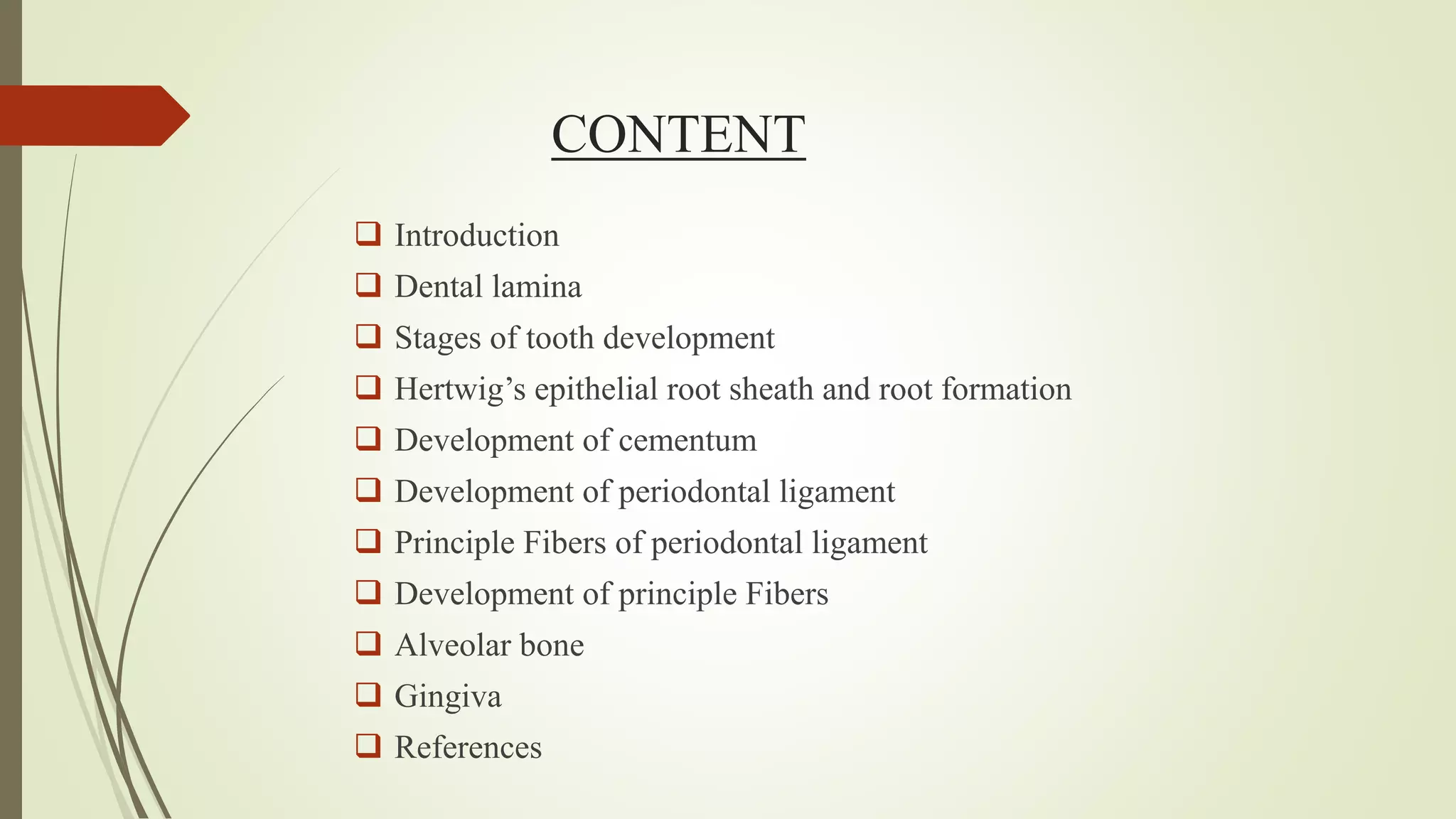 Development of periodontium | PPTX
