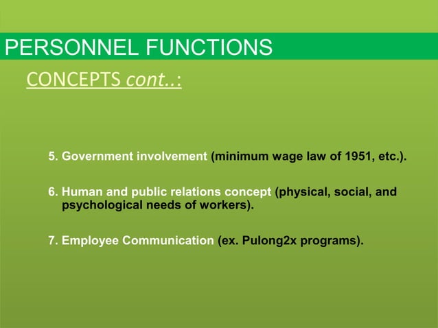 Development of personnel management | PPT