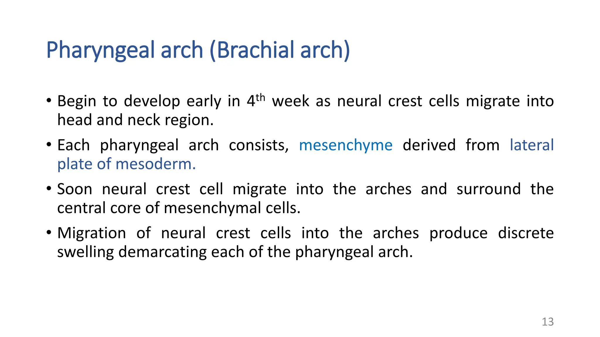 Development of pharyngeal arches, clefts and pouches.pptx
