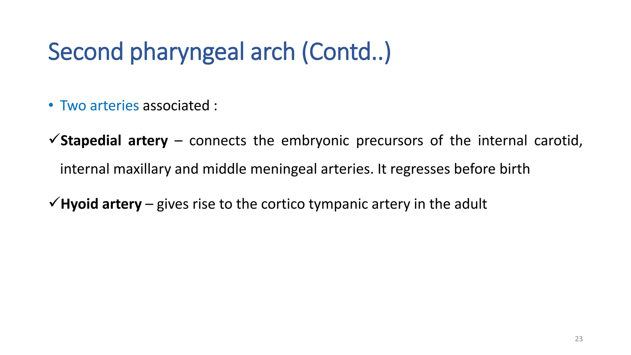 Development of pharyngeal arches, clefts and pouches.pptx