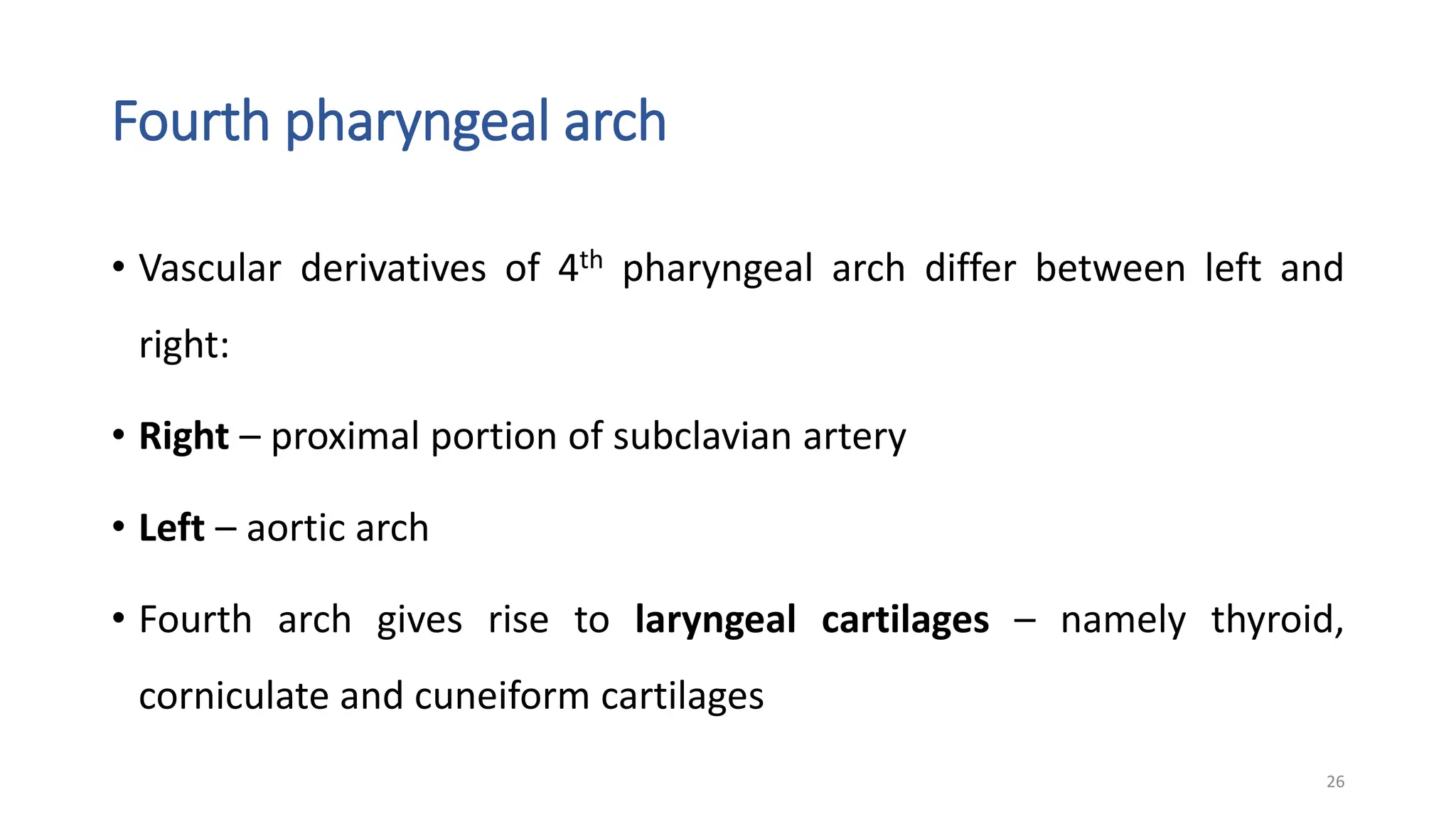 Development of pharyngeal arches, clefts and pouches.pptx