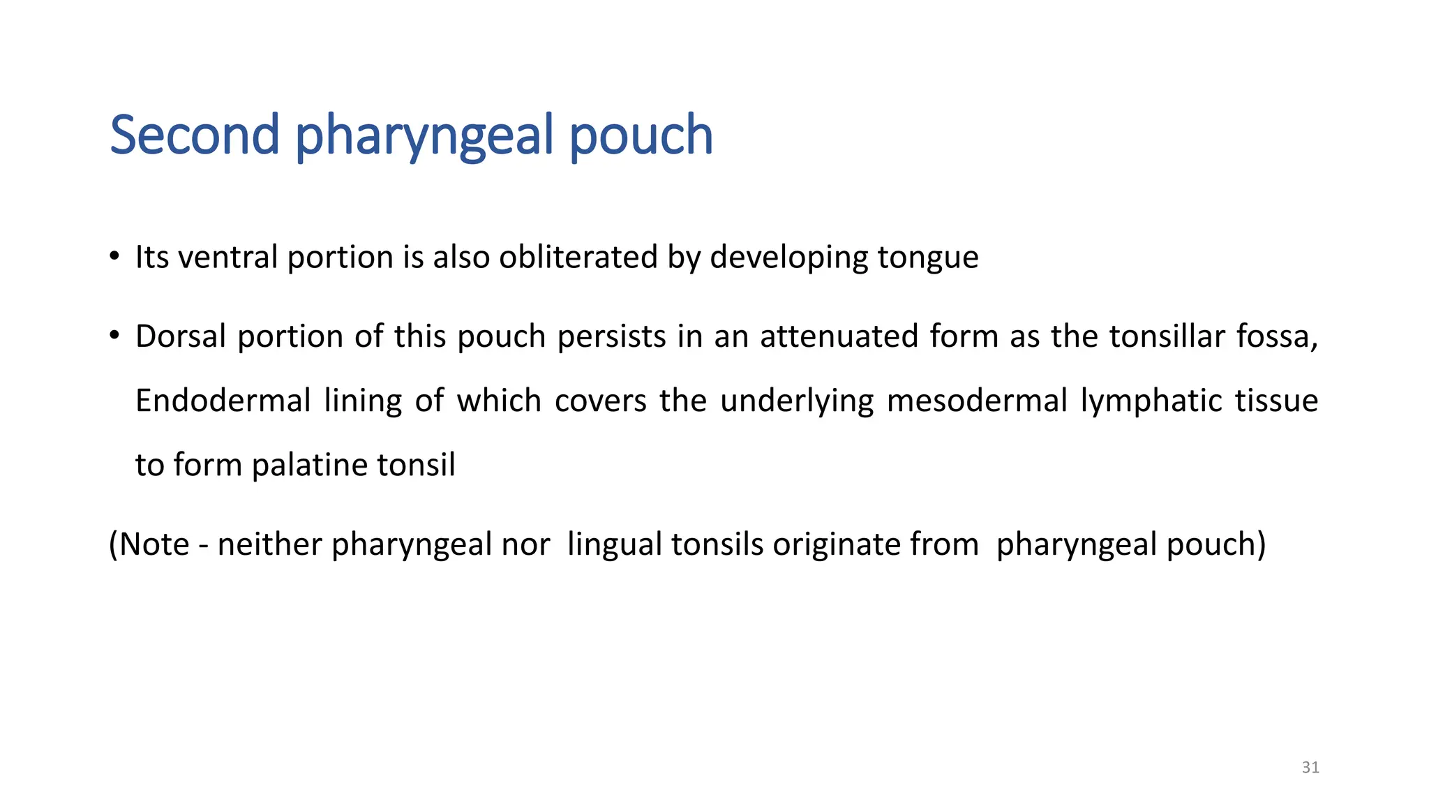 Development of pharyngeal arches, clefts and pouches.pptx