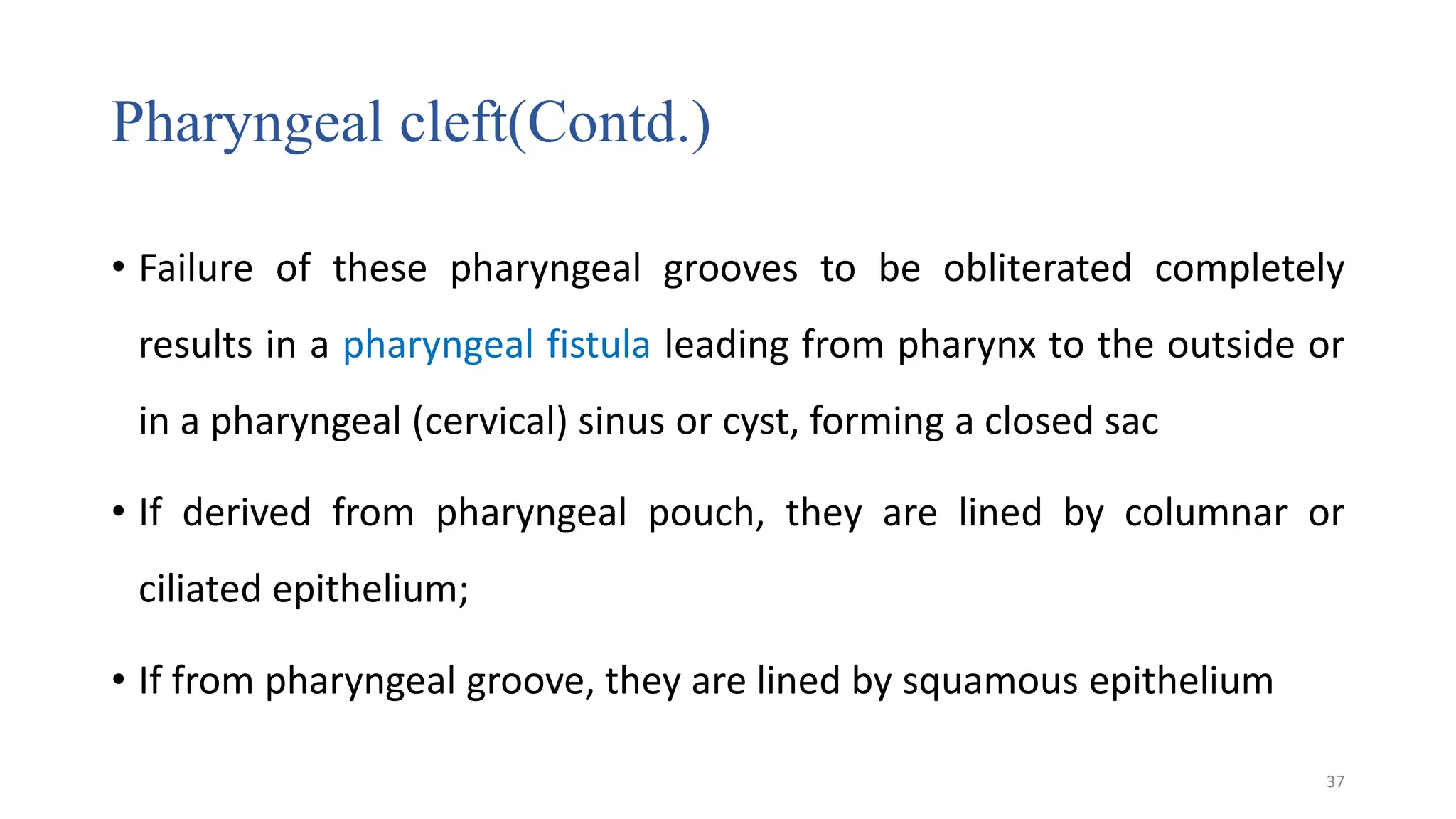 Development of pharyngeal arches, clefts and pouches.pptx