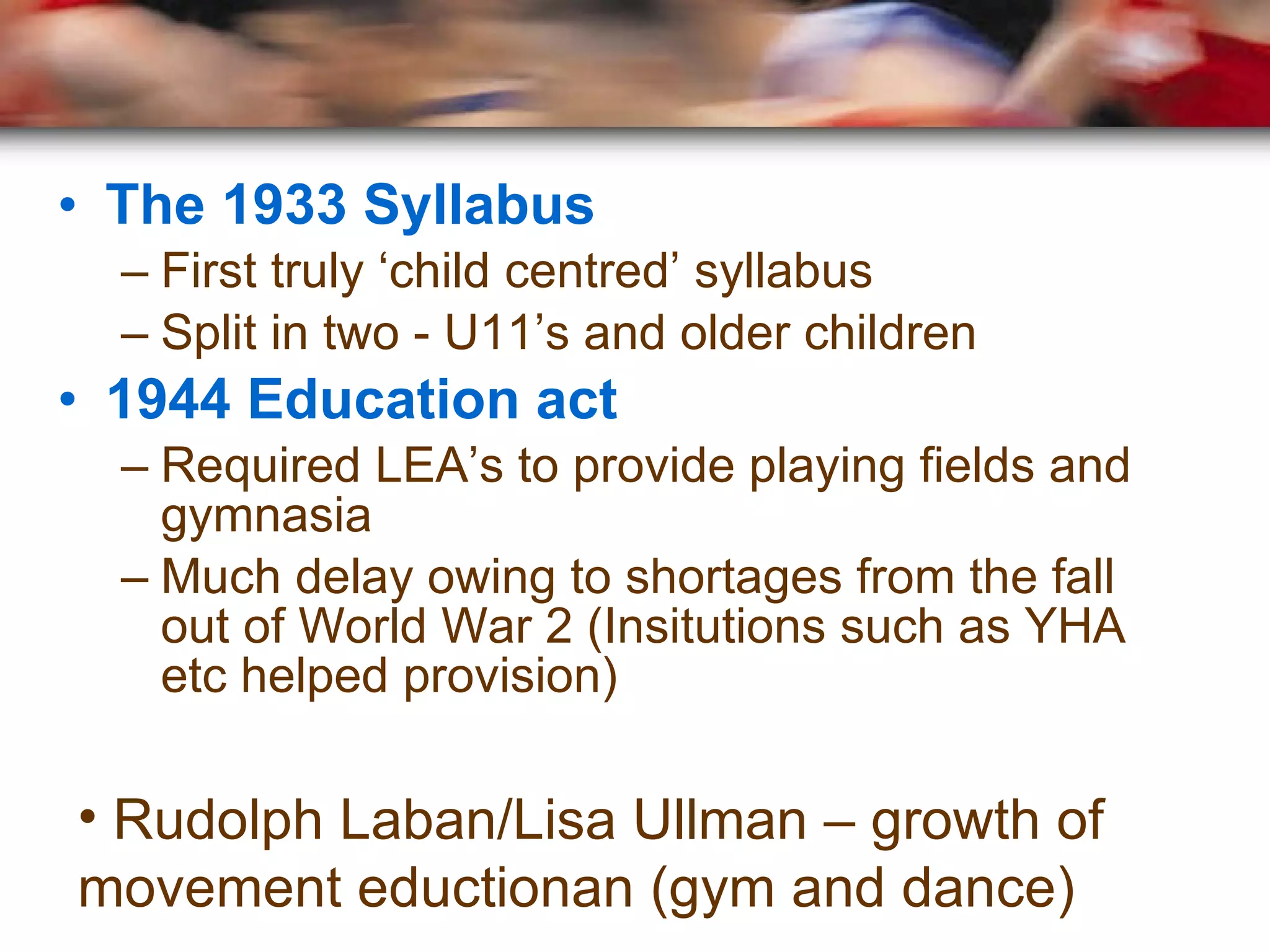 Development of physical education | PPT