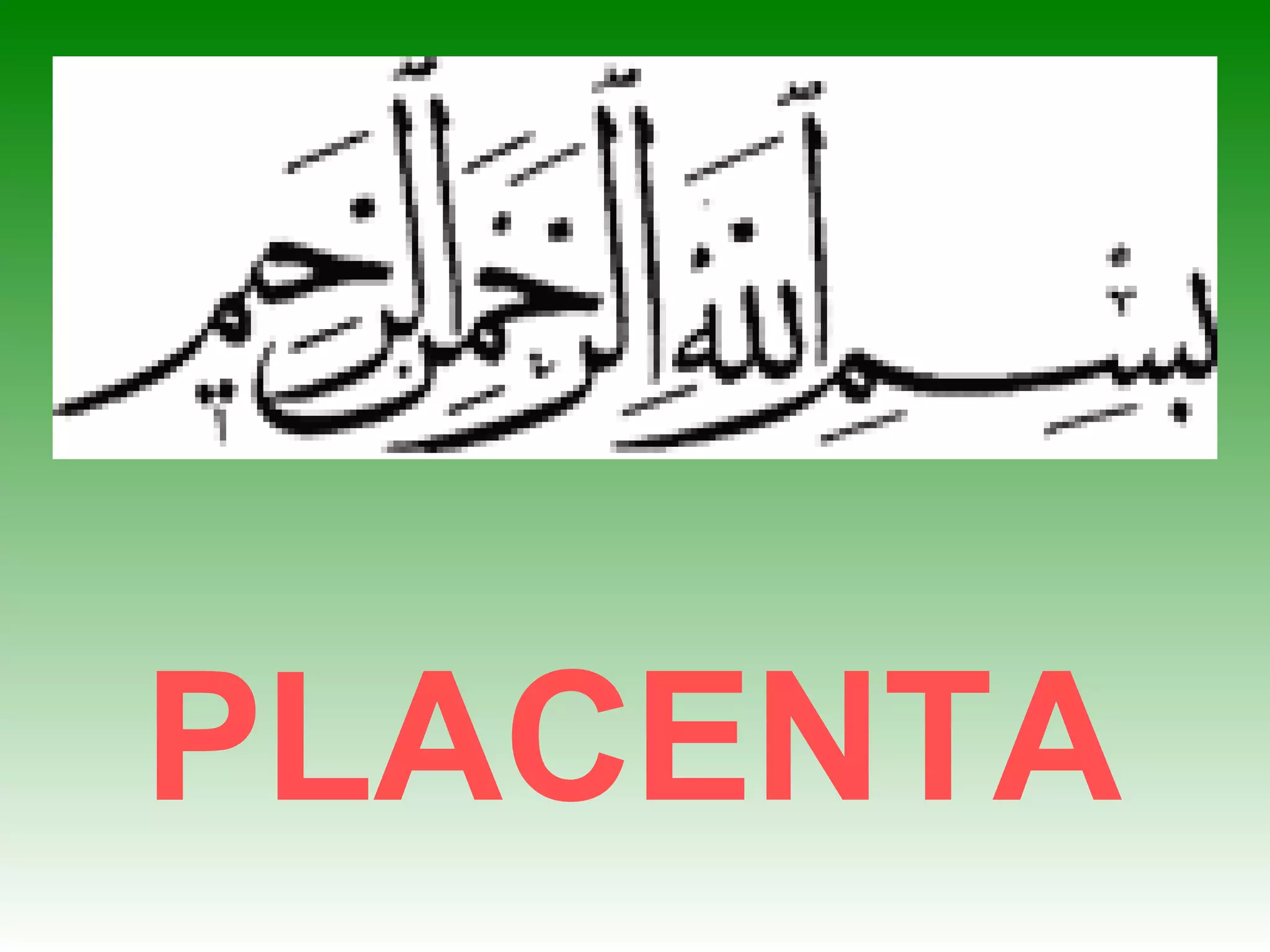 Development of placenta | PPT