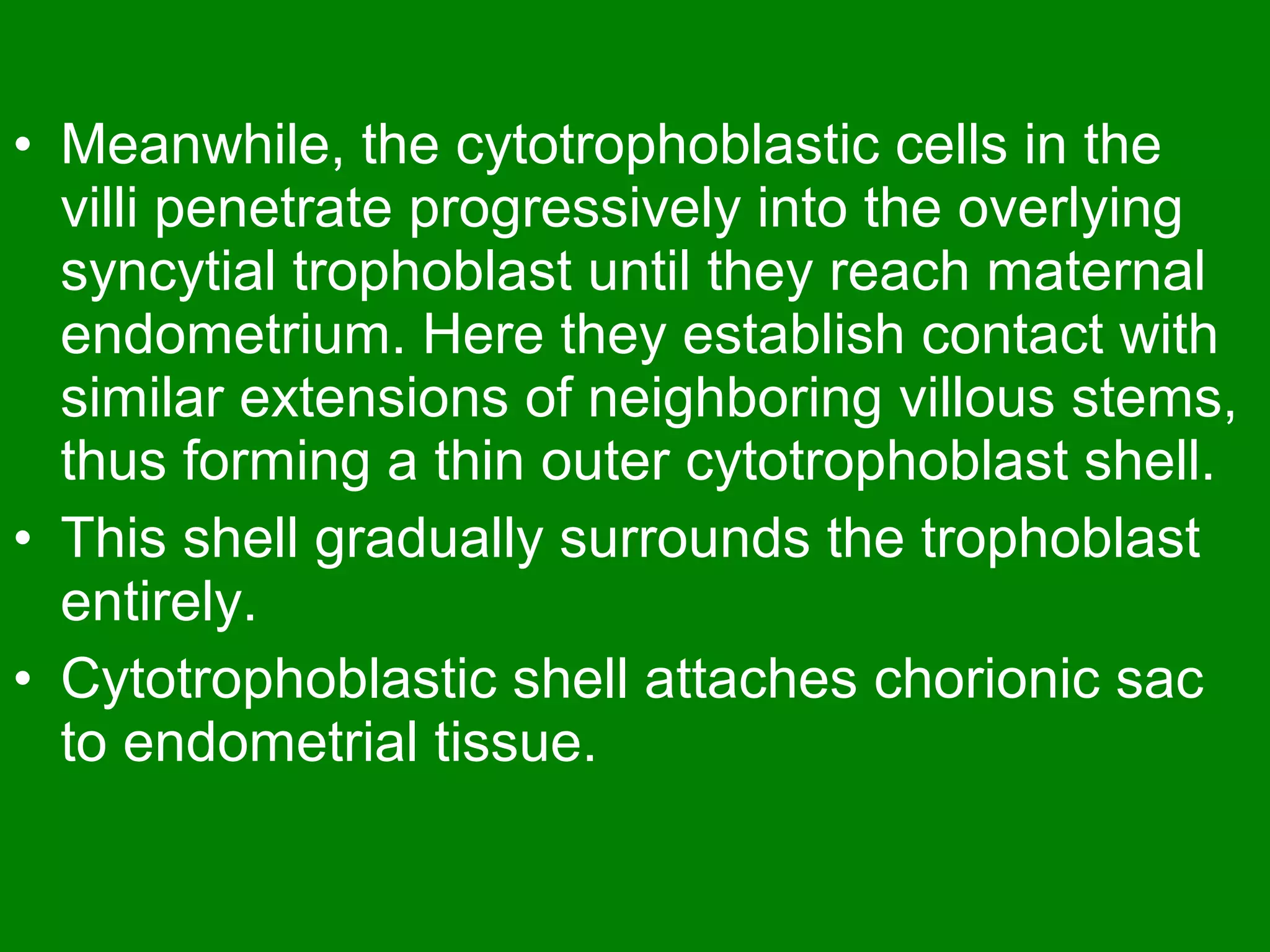 Development of placenta | PPT