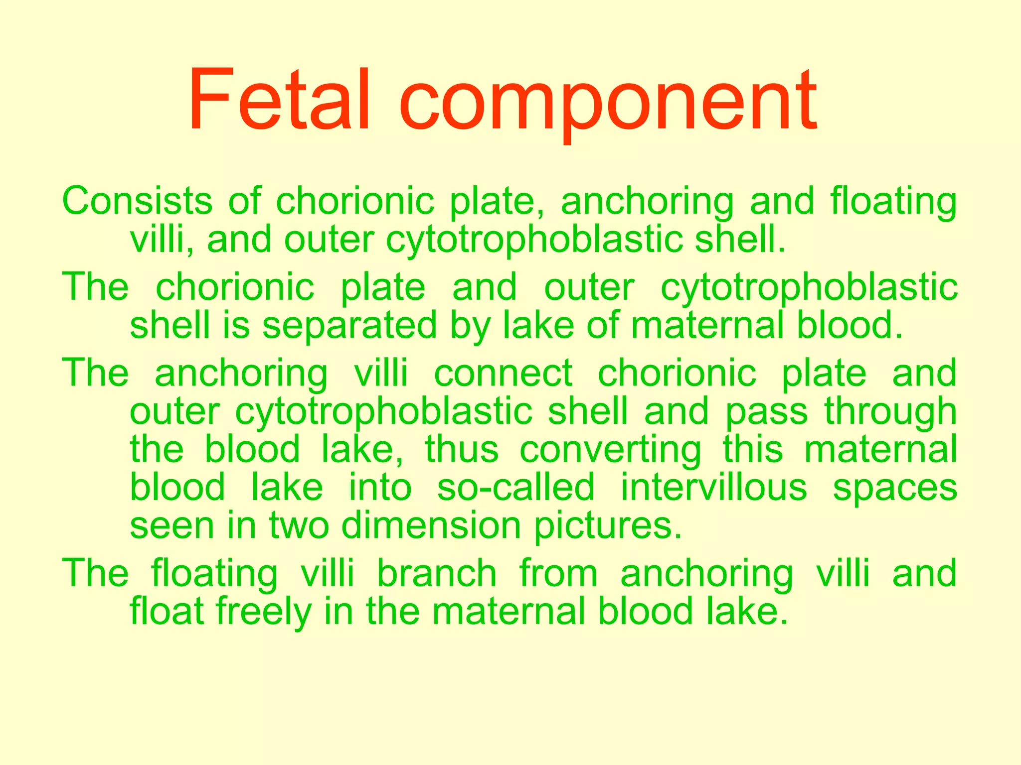 Development of placenta | PPT