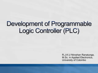 Development of plc | PPTX