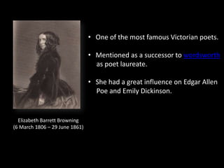 Development of poetry in victorian age | PPTX