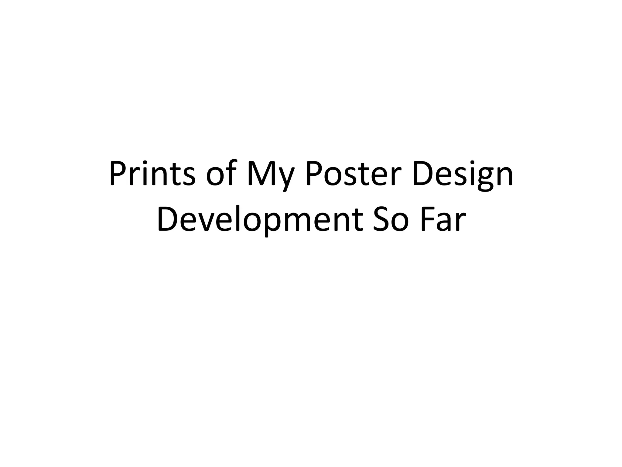 Ancillary Task Poster Development | PPTX