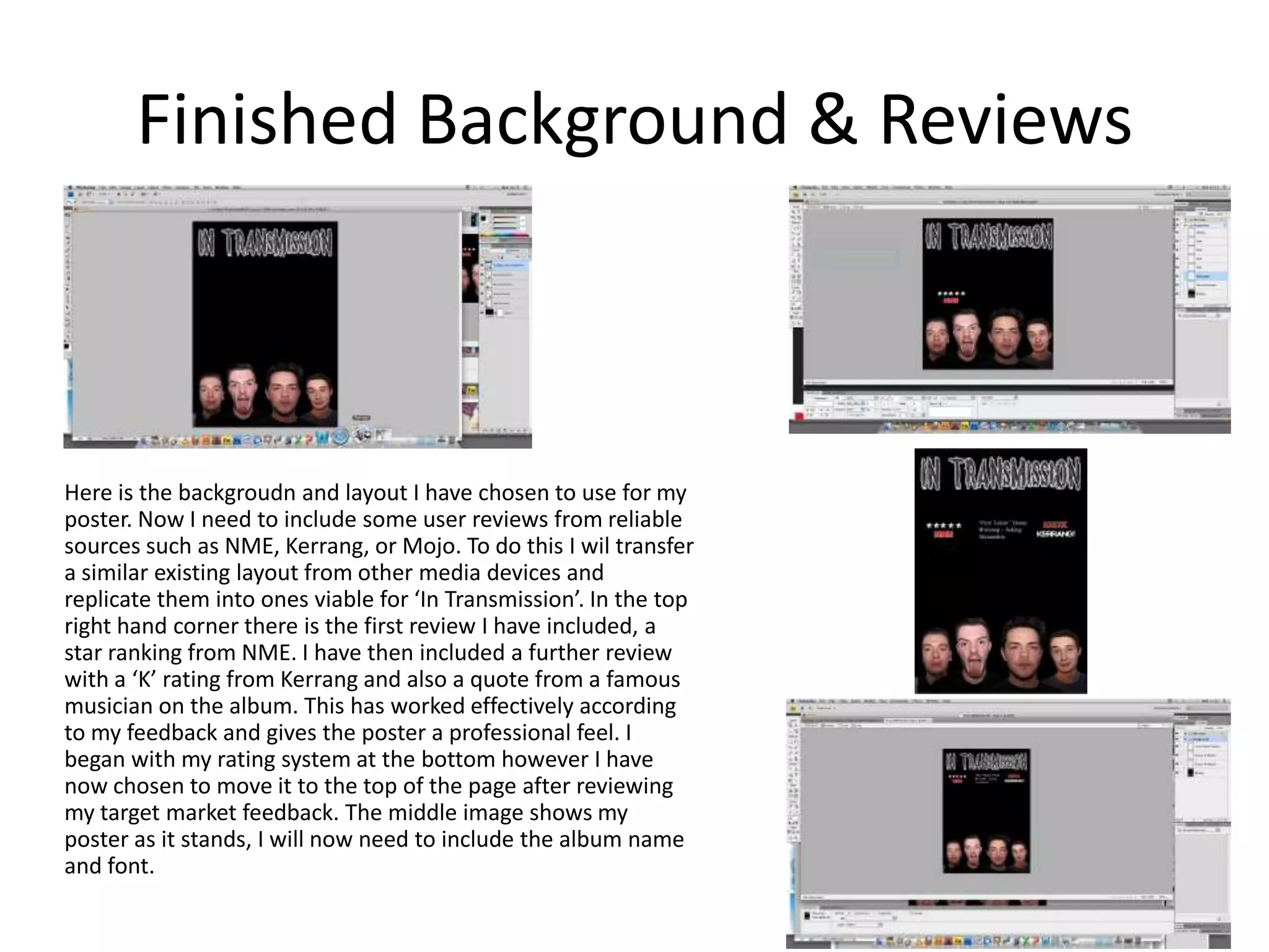 Ancillary Task Poster Development | PPTX