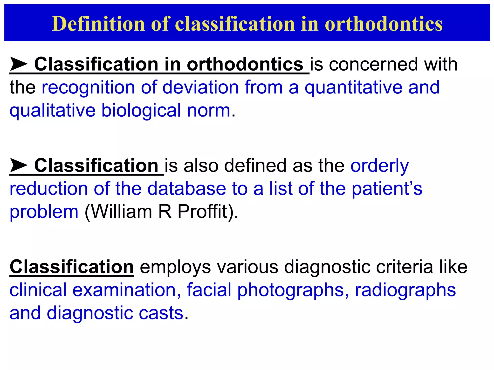 classifcation of malocclusion | PPTX