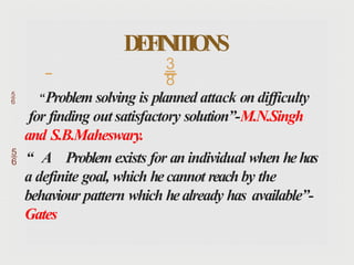 Development of Problem solving problems among students.pptx