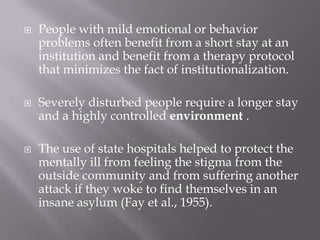 Development of psychiatric in 20 th century | PPT