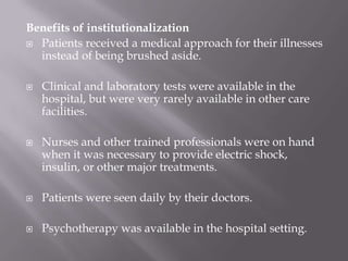 Development of psychiatric in 20 th century | PPT