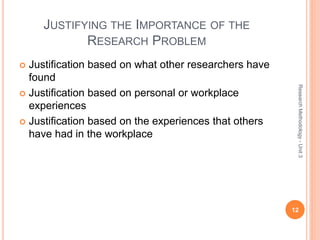 Development of research unit 3 | PPT