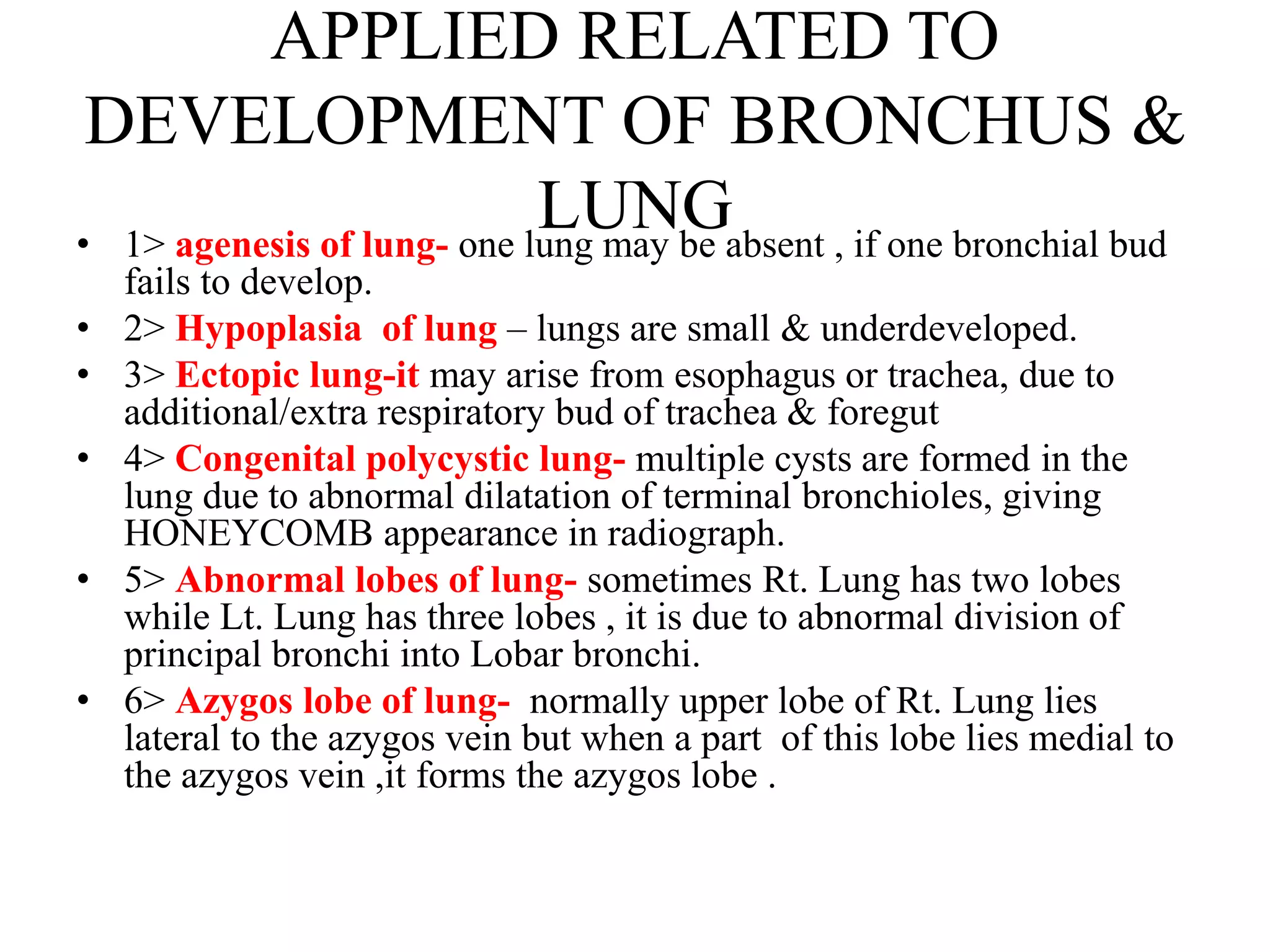 Development of respiratory system | PPTX