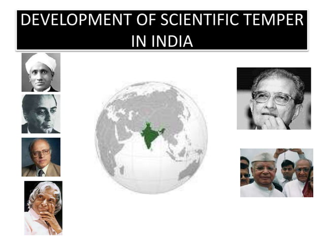 Development of scientific temper – our fundamental right | PPT
