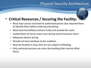 Development of security architecture | PPT