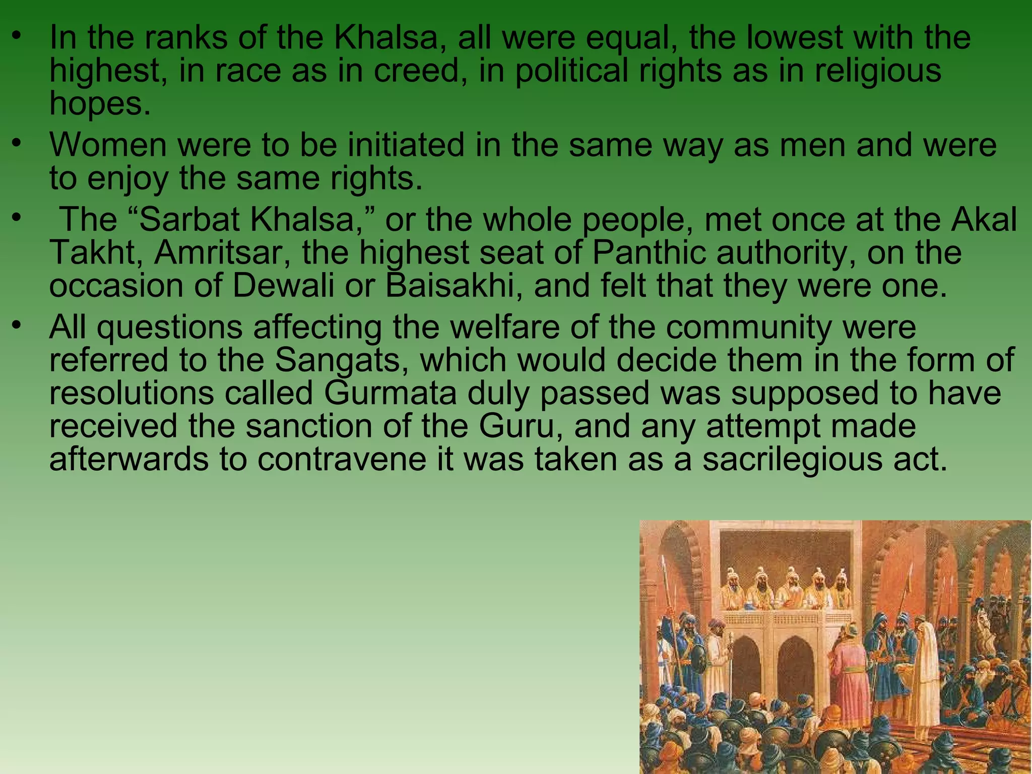 Development of sikh nation | PPT