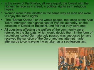 Development of sikh nation | PPT