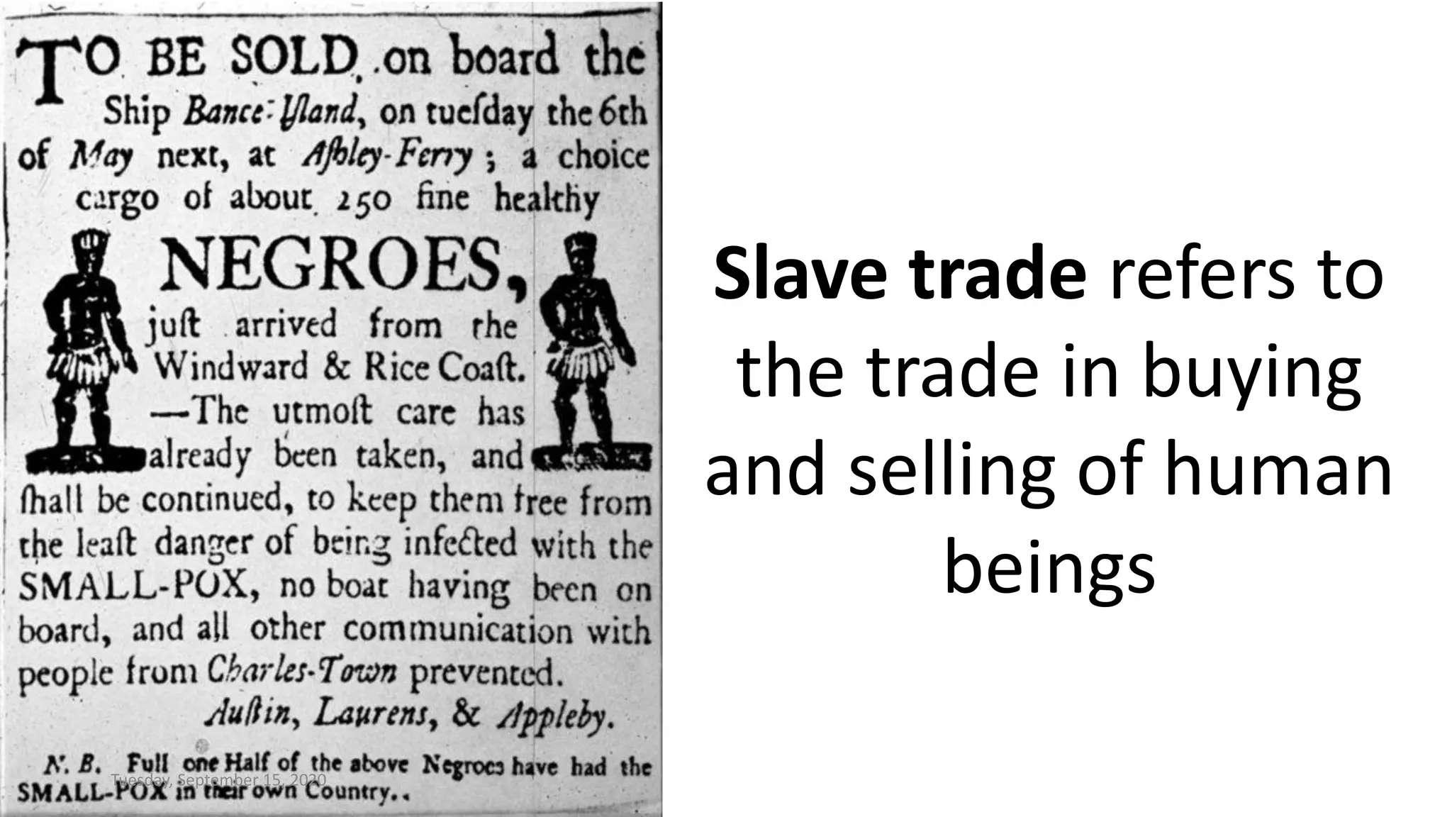 Development of slavery | PPT