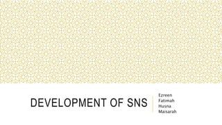 Development of SNS | PPTX