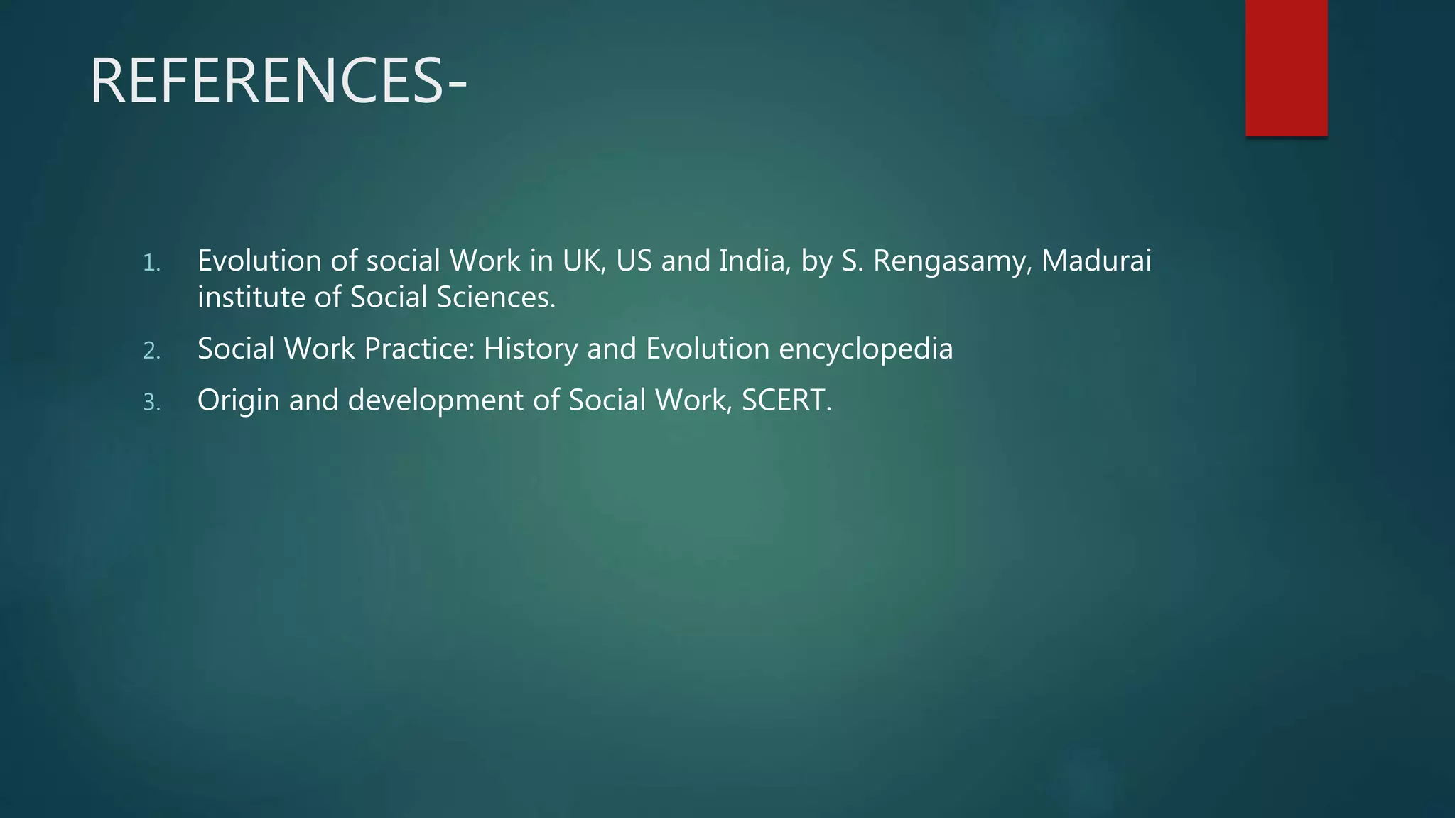 Development of social work in UK and US | PPTX | Government Support and ...