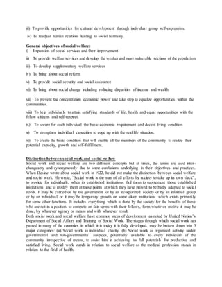 Development of social work profession | PDF