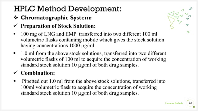 HPLC (RP-HPLC) Method Development for simultaneous estimation of EMP ...