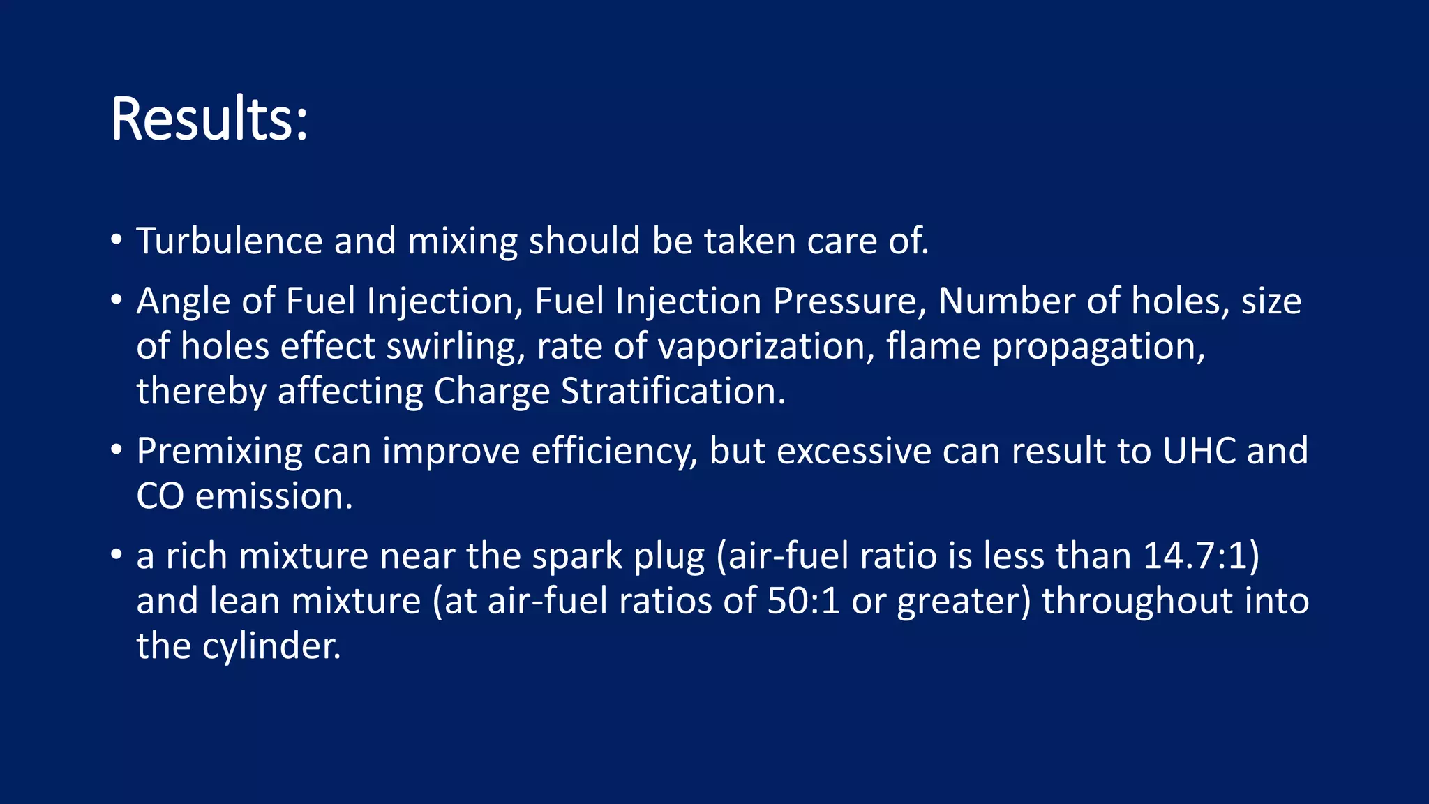 Development of Stratified Charge Engine | PPTX