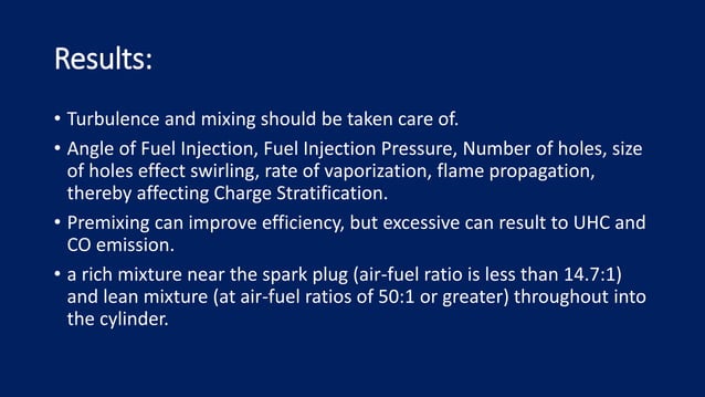 Development of Stratified Charge Engine | PPTX