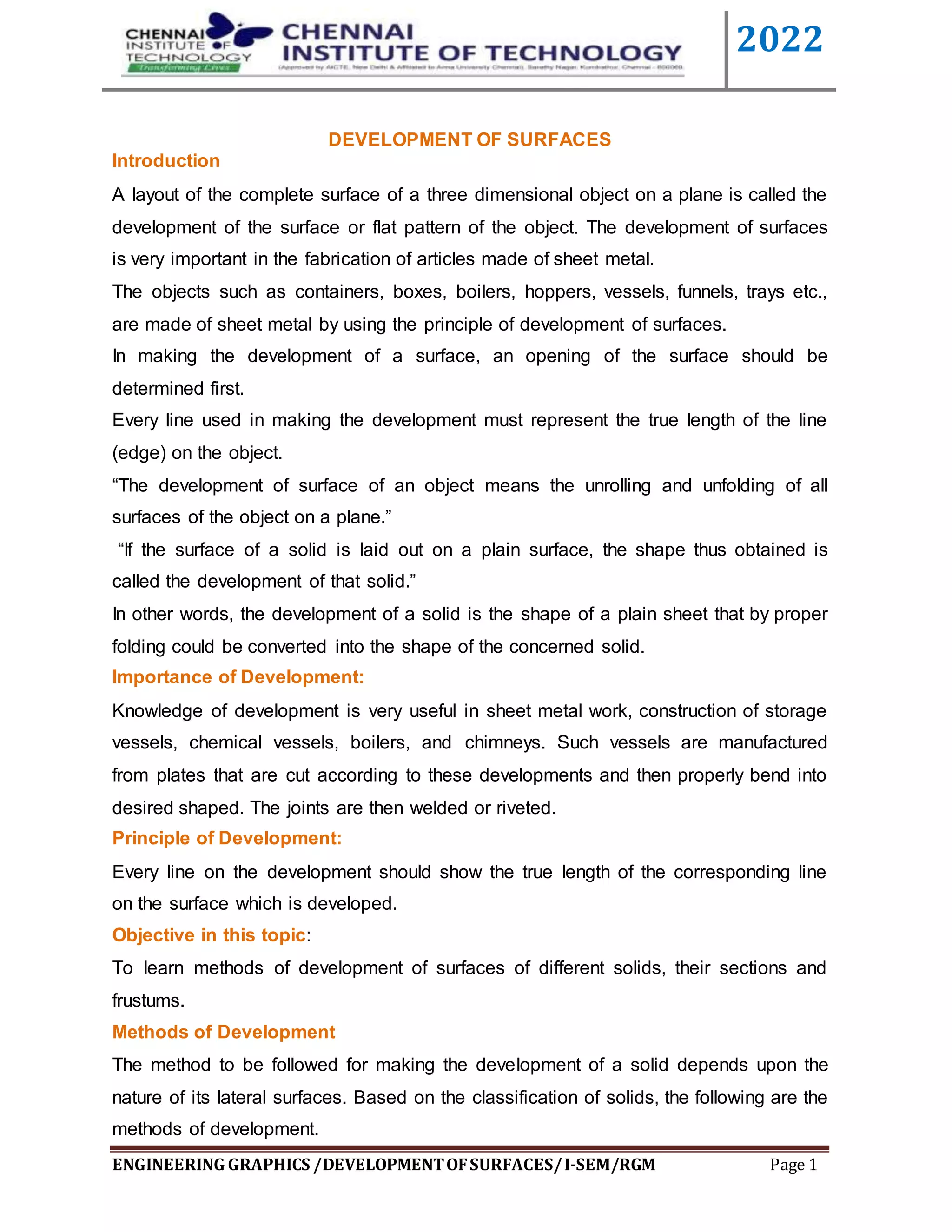 DEVELOPMENT OF SURFACES.docx