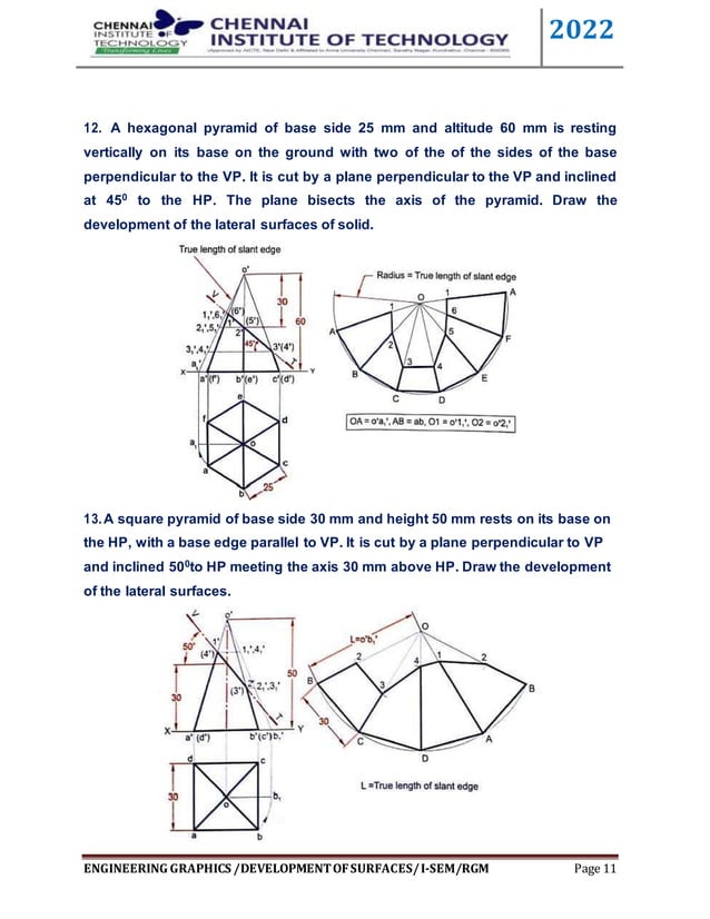 DEVELOPMENT OF SURFACES.docx | 3-D Graphics | Computer Software and ...