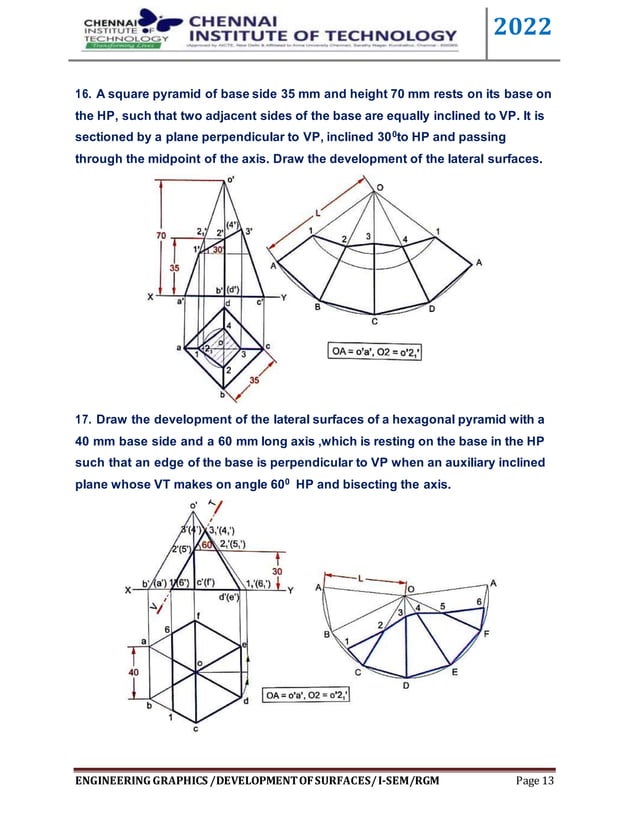 DEVELOPMENT OF SURFACES.docx | 3-D Graphics | Computer Software and ...