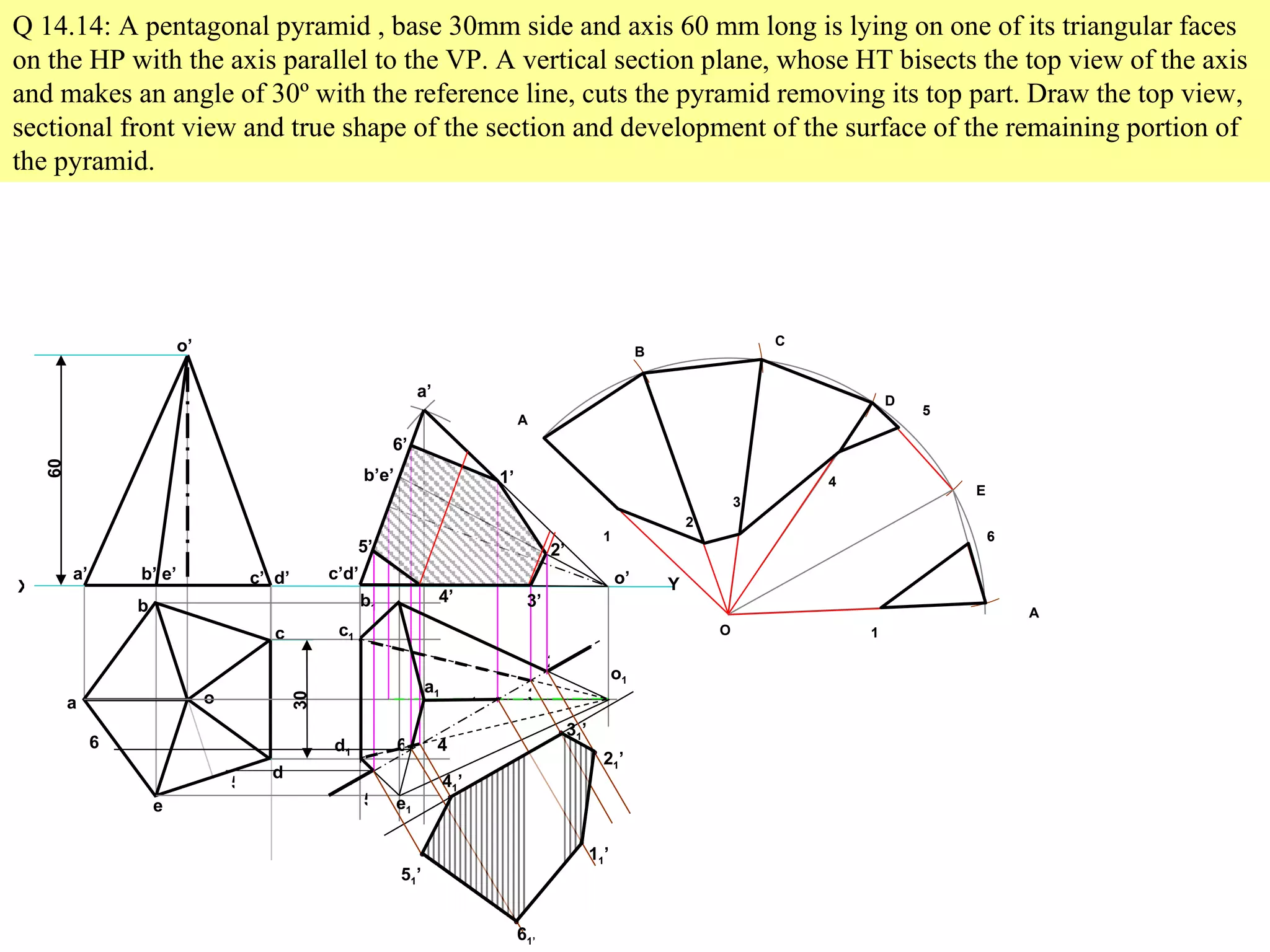Development of surfaces of solids | PPT