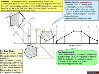 Development of surfaces of solids | PPT