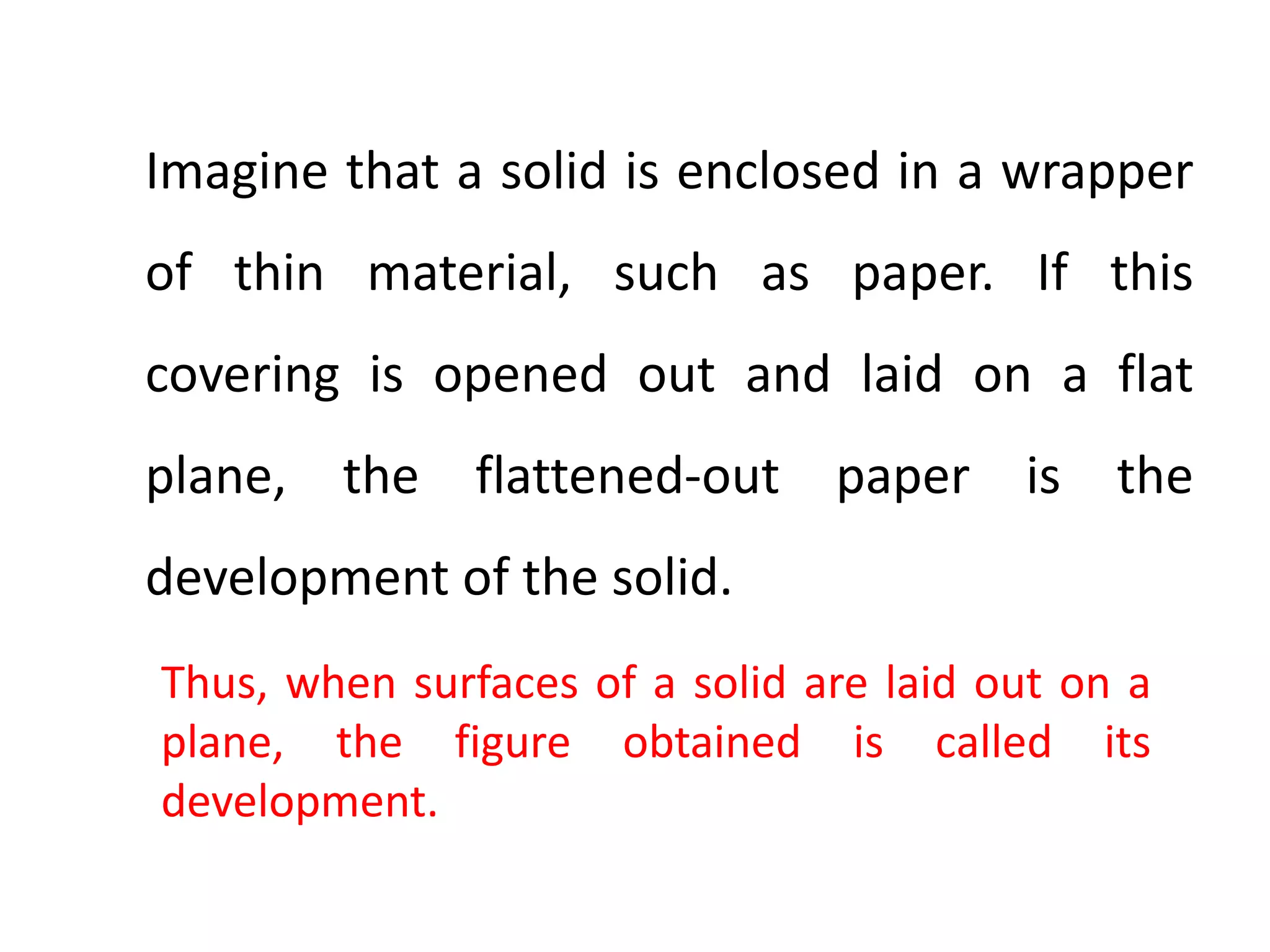 Development of surfaces | PPTX